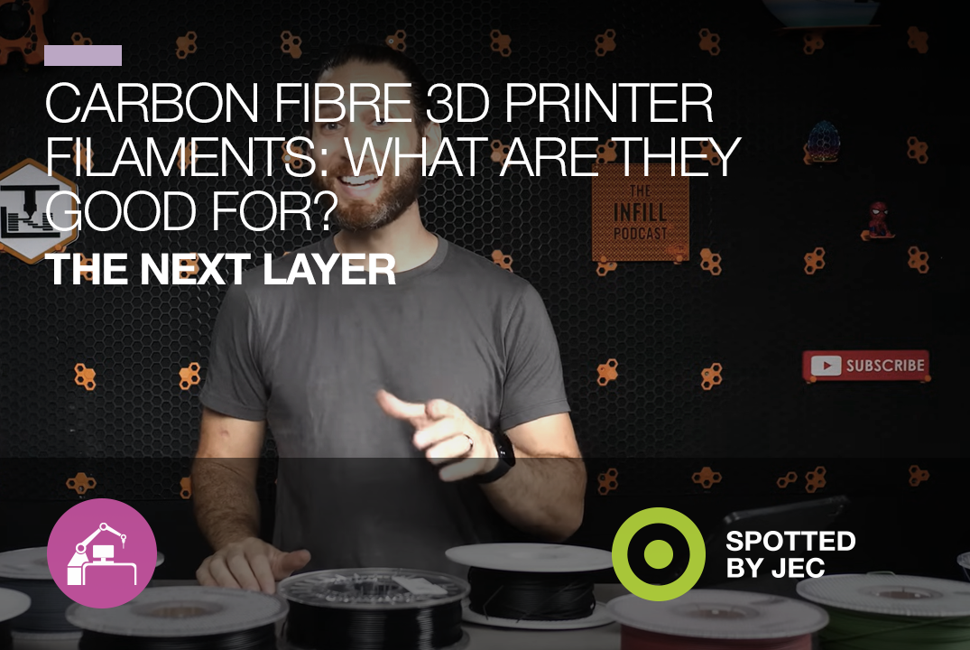 JEC Composites Web TV - Carbon fibre 3D printer filaments: what are ...